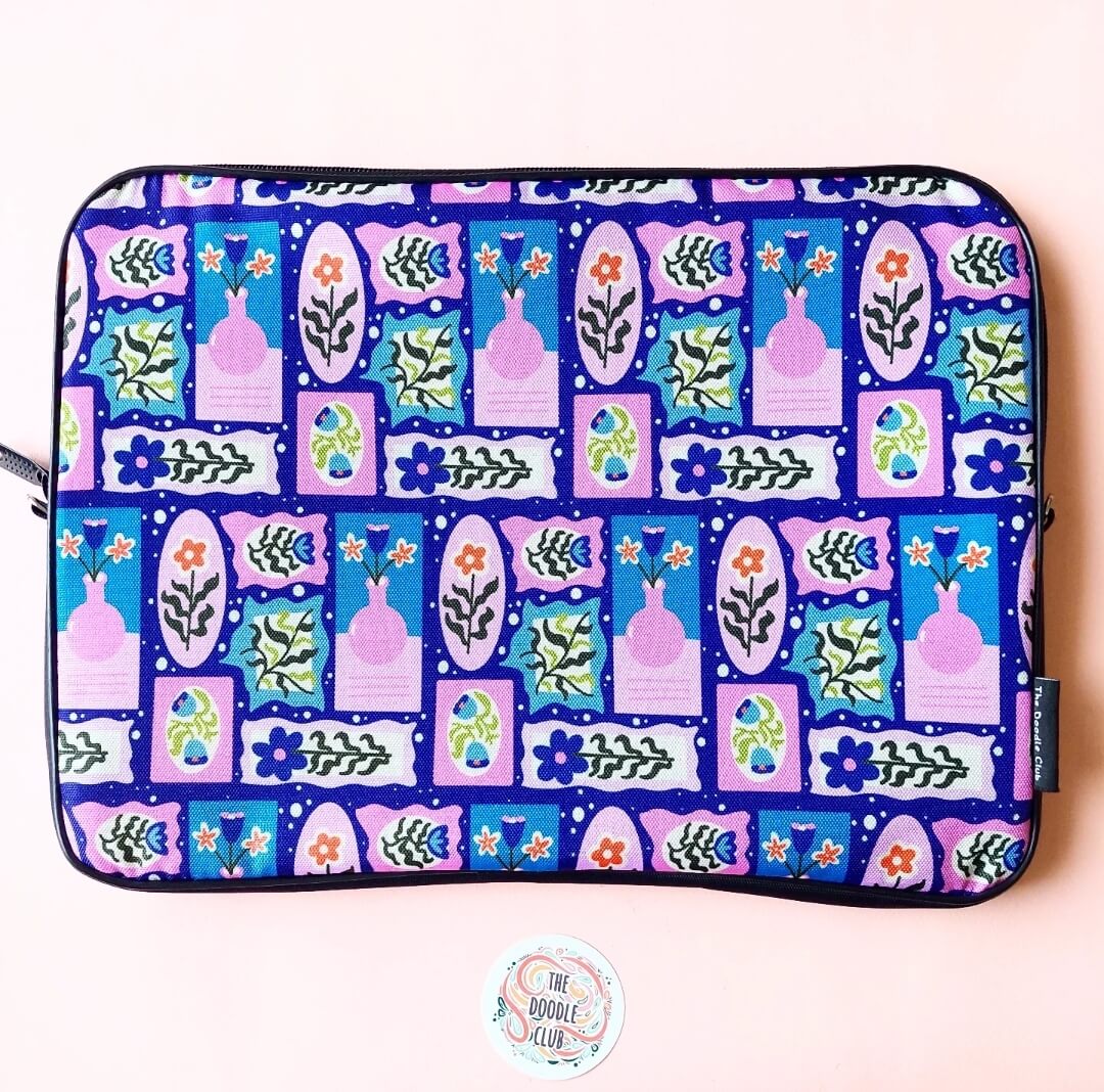 Twilight Bloom Laptop Sleeve – The Doodle Club