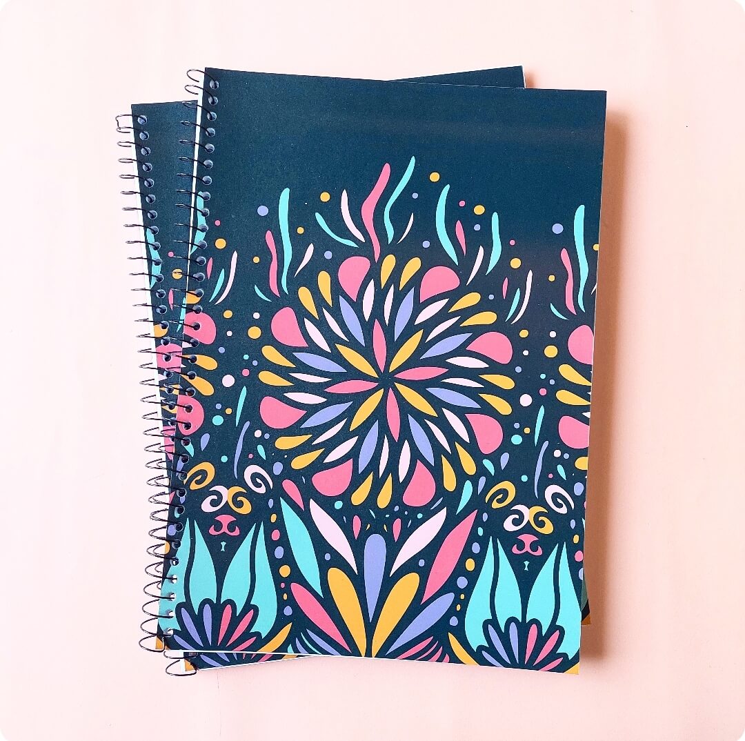 Wild Forest A4 Spiral Notebook – The Doodle Club